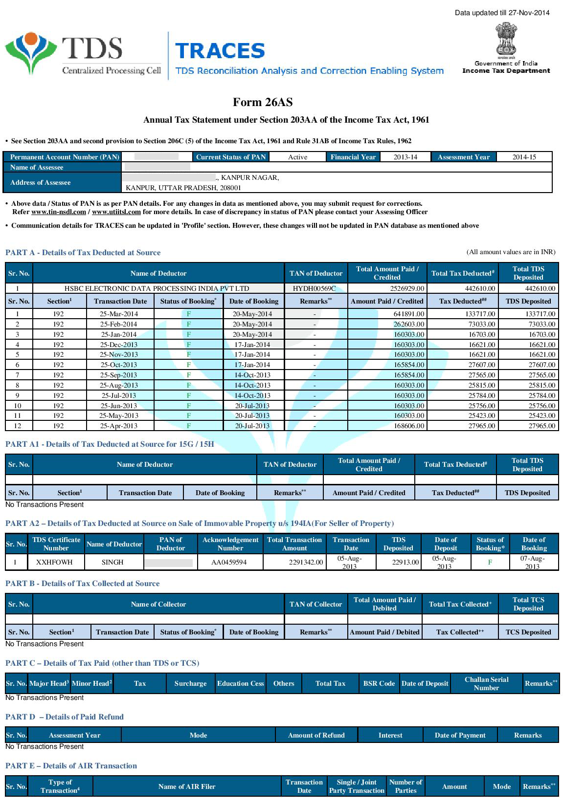 Difference Between 26AS AIS Free Tax Filer Blog